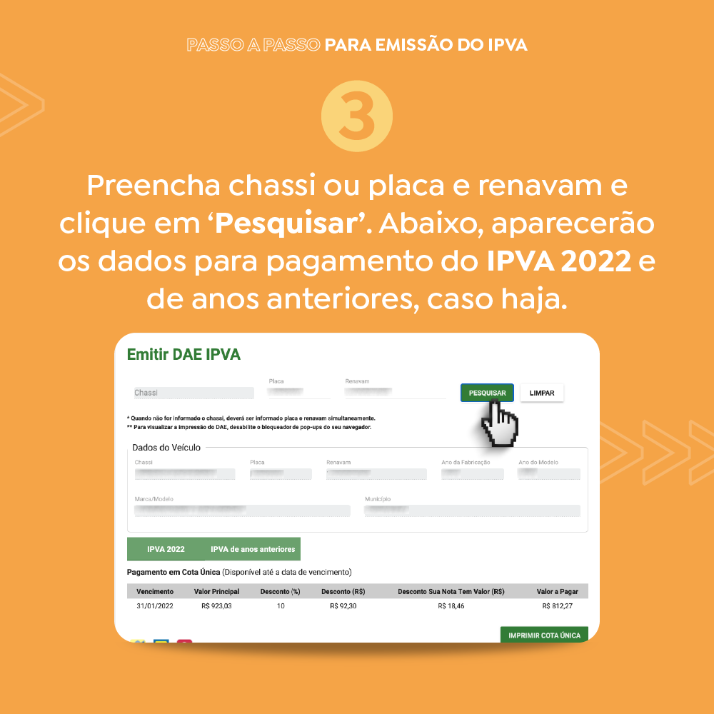 IPVA 2022: confira o passo a passo para emissão do boleto - Secretaria ...