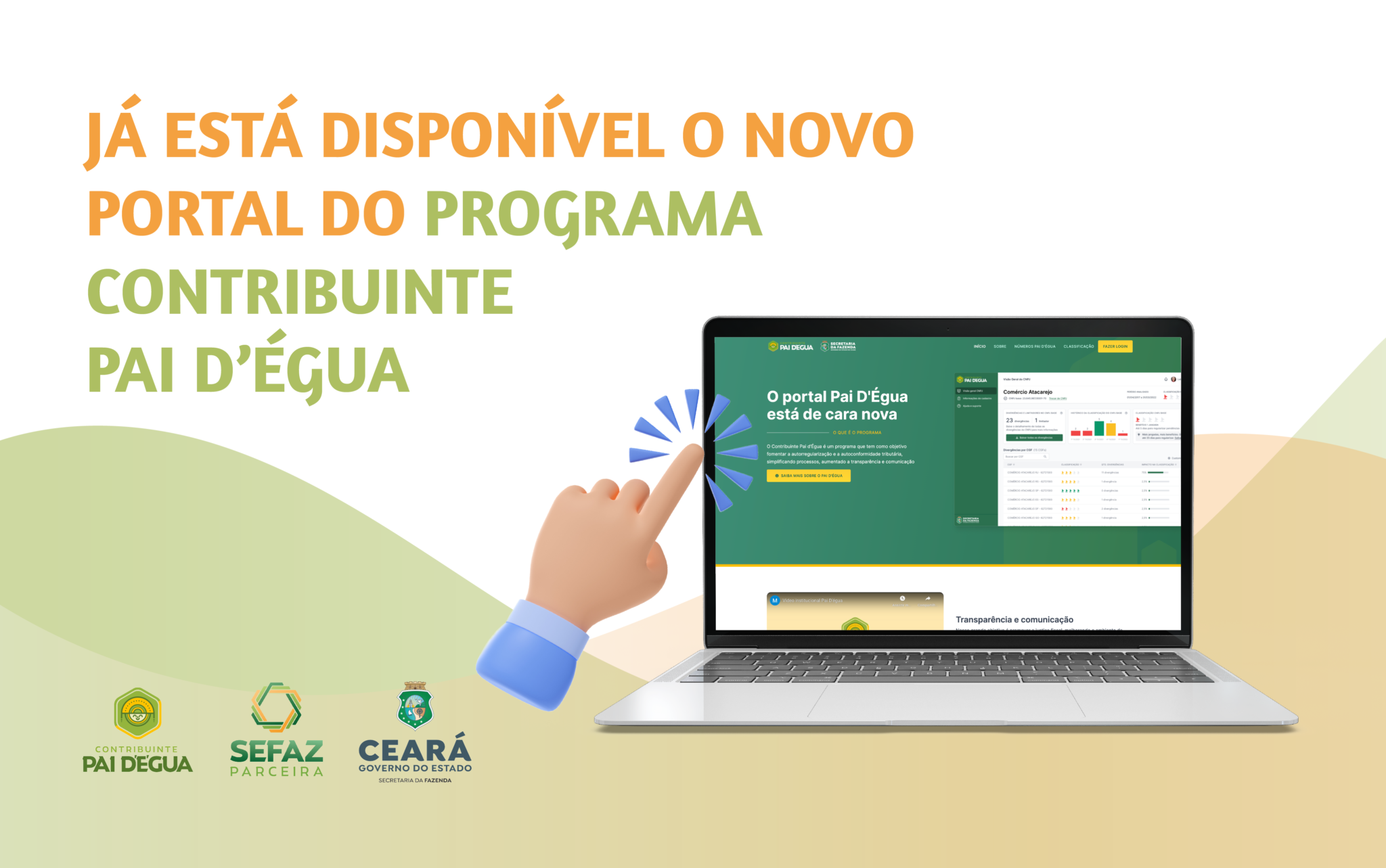 Sefaz Ceará disponibiliza o portal do programa Contribuinte Pai d'Égua ...
