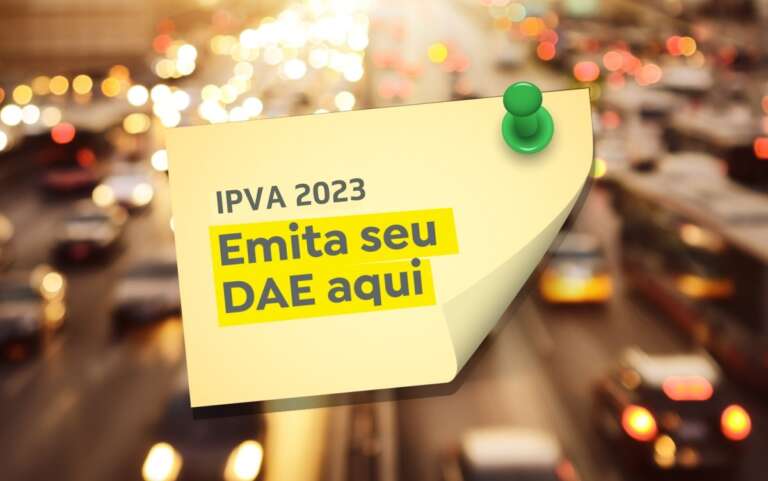 Contribuinte já pode emitir boleto do IPVA 2023 - Secretaria da Fazenda