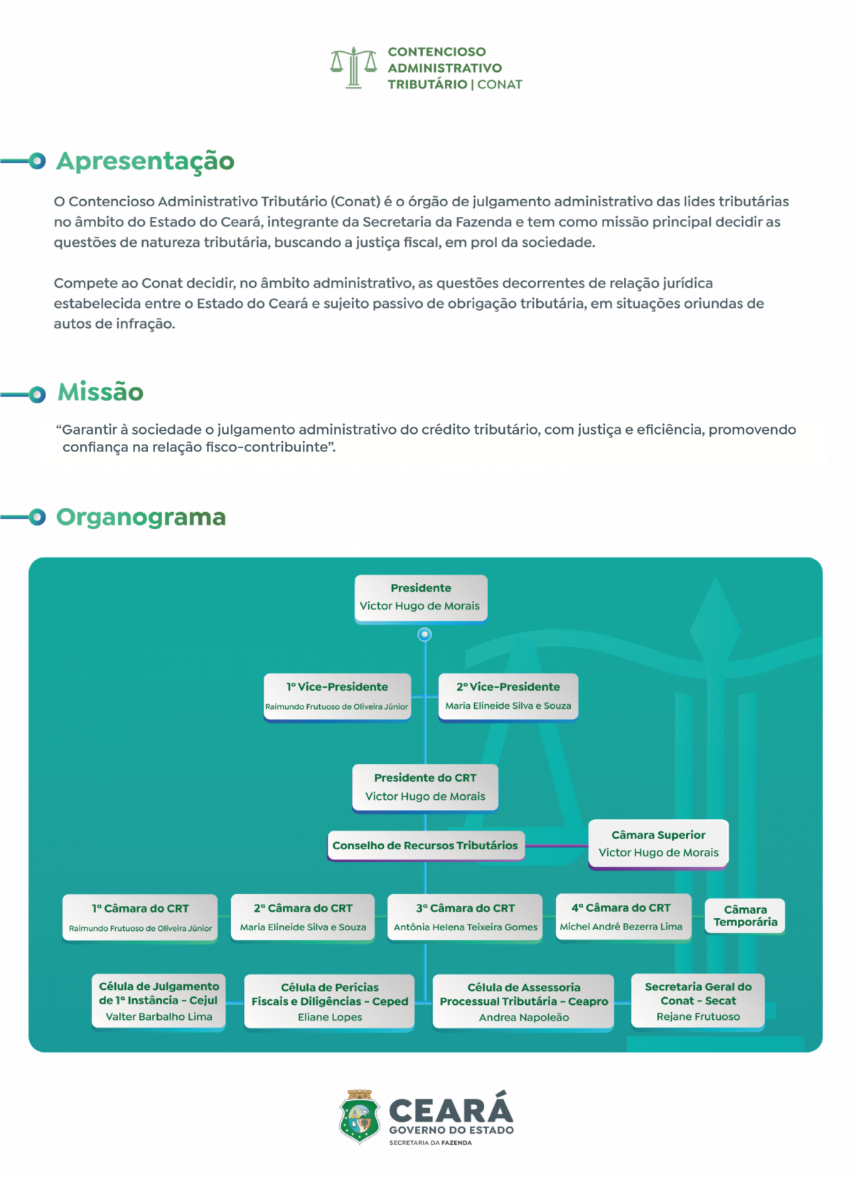 CONTENCIOSO ADMINISTRATIVO TRIBUTÁRIO - CONAT - Secretaria da Fazenda