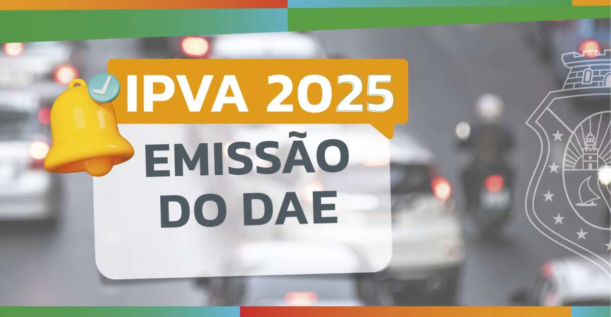IPVA 2025: boleto para pagamento pode ser emitido a partir desta quinta-feira (2) - Secretaria ...